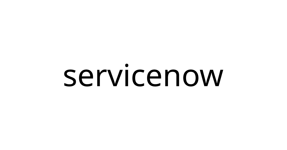 ServiceNow | TM Forum ODA Component Directory