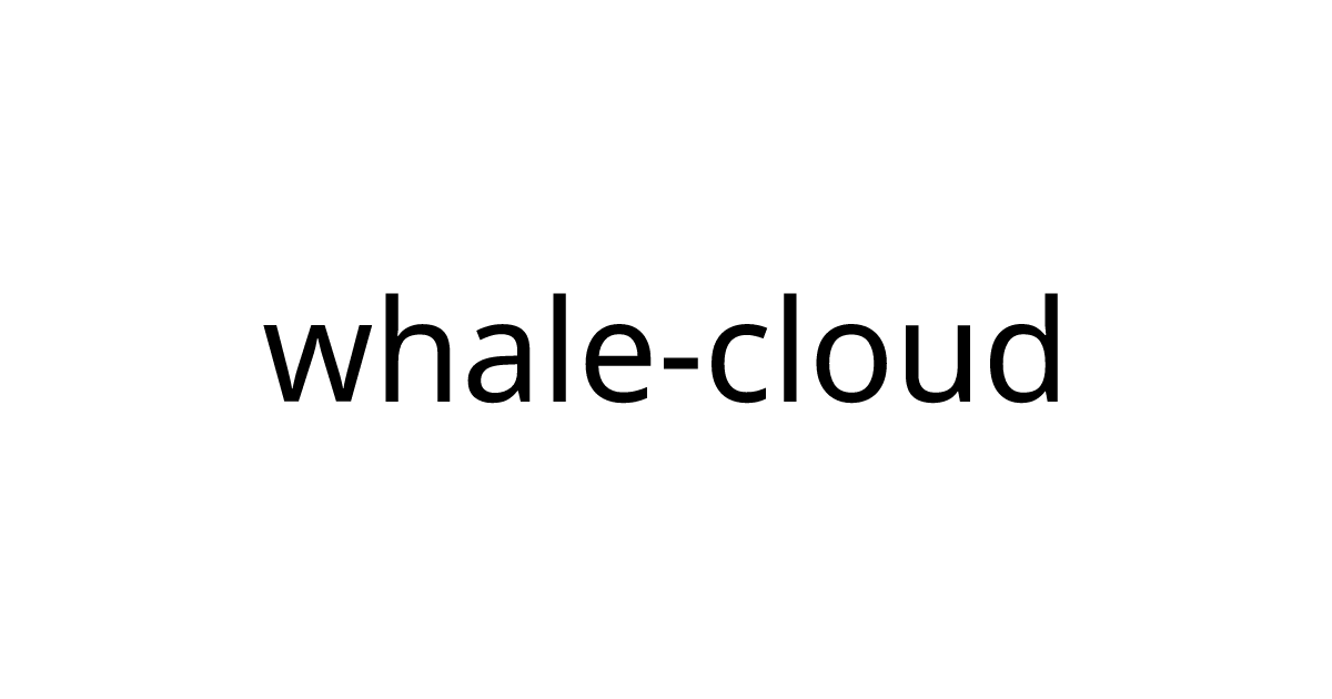 Whale Cloud | TM Forum ODA Component Directory